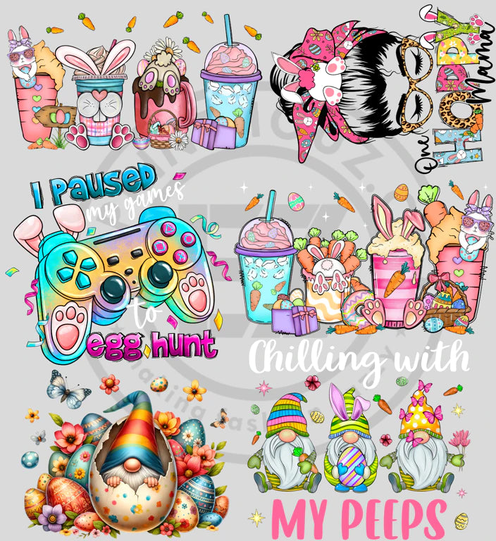 Premade Easter DTF Gang Sheets | Ready to Print Easter Designs ...