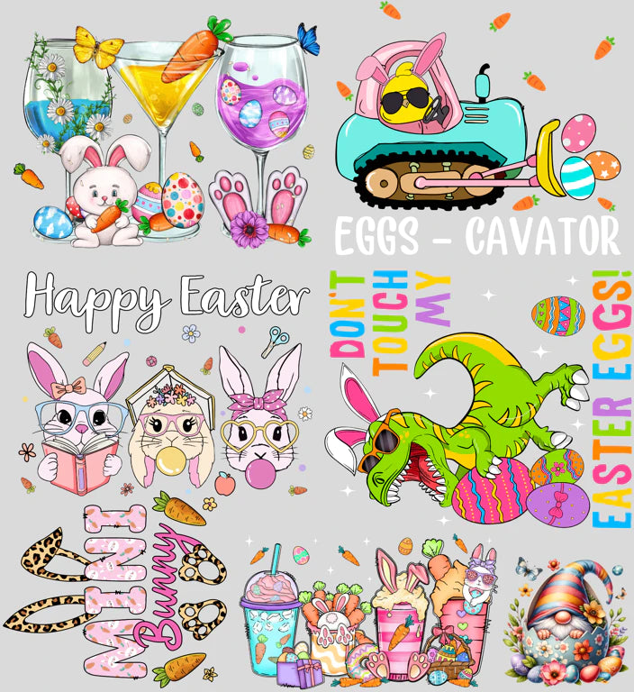 Premade Easter DTF Gang Sheets | Ready to Print Easter Designs ...